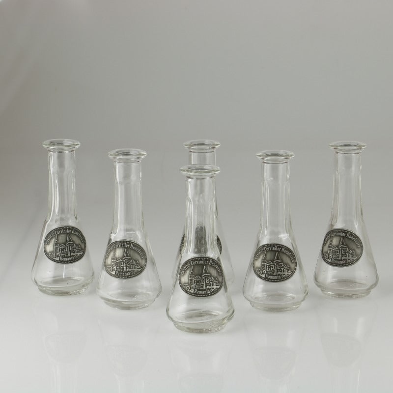 Set 6 x Toi Harta Romaniei, Cinzeaca, transparent, gradat, 50 ml ...