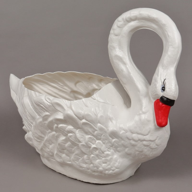 Ghiveci din Plastic, model Lebada Alba – CasutaNoastra