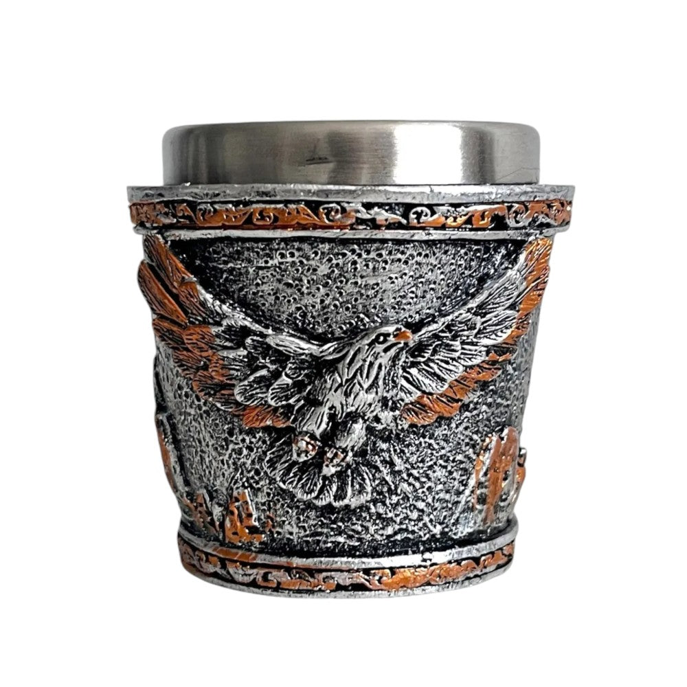 Pahar shot Medieval din Inox, 50 ml – CasutaNoastra