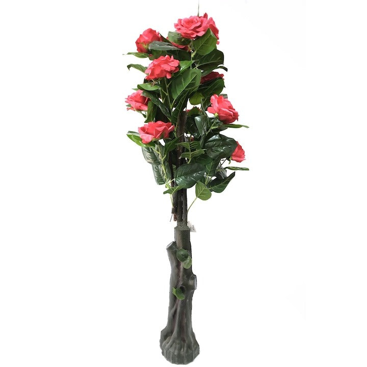 Trandafir, Copac artificial in ghiveci, 160 cm – CasutaNoastra